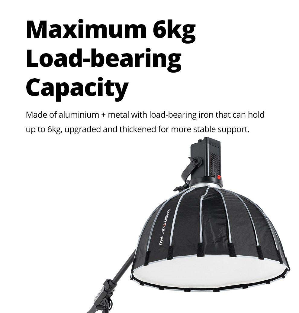 Ambitful MF-02 แขนบูมไฟ LED อลูมิเนียม 70-175 ซม. สําหรับถ่ายภาพสตูดิโอ ...