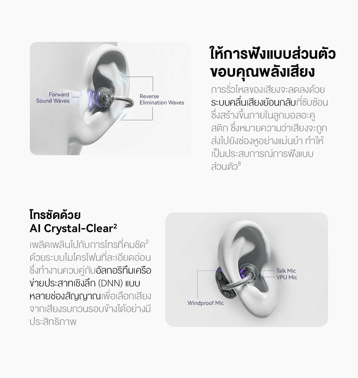 [MBD 10.2 17.00 - 10.5 | โค้ดลด 25%] HUAWEI FreeClip | หูฟัง | การออกแบบ C-bridge | เทคโนโลยีการ ...