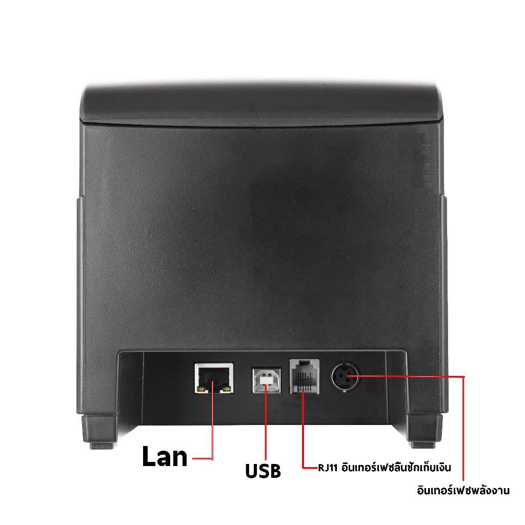 เครื่องปริ้นใบเสร็จ 80มม DRPDA M804 รองรับ Loyverse,Ocha,Silom POS USB+LAN ตัดกระดาษอัตโนมัติ ...