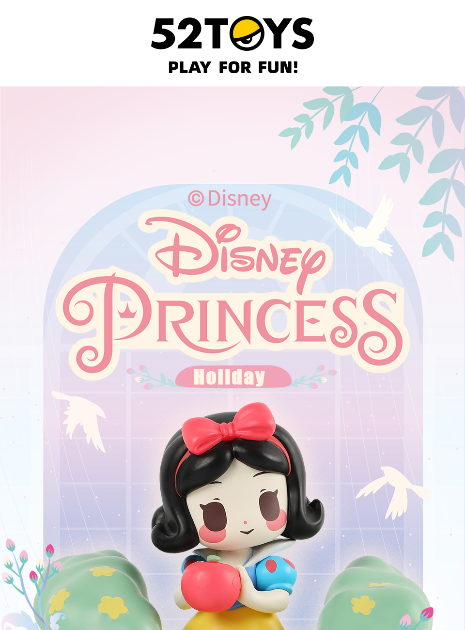52TOYS Disney Princess Vacations Series Blind Box Figure Toy | Shopee Thailand