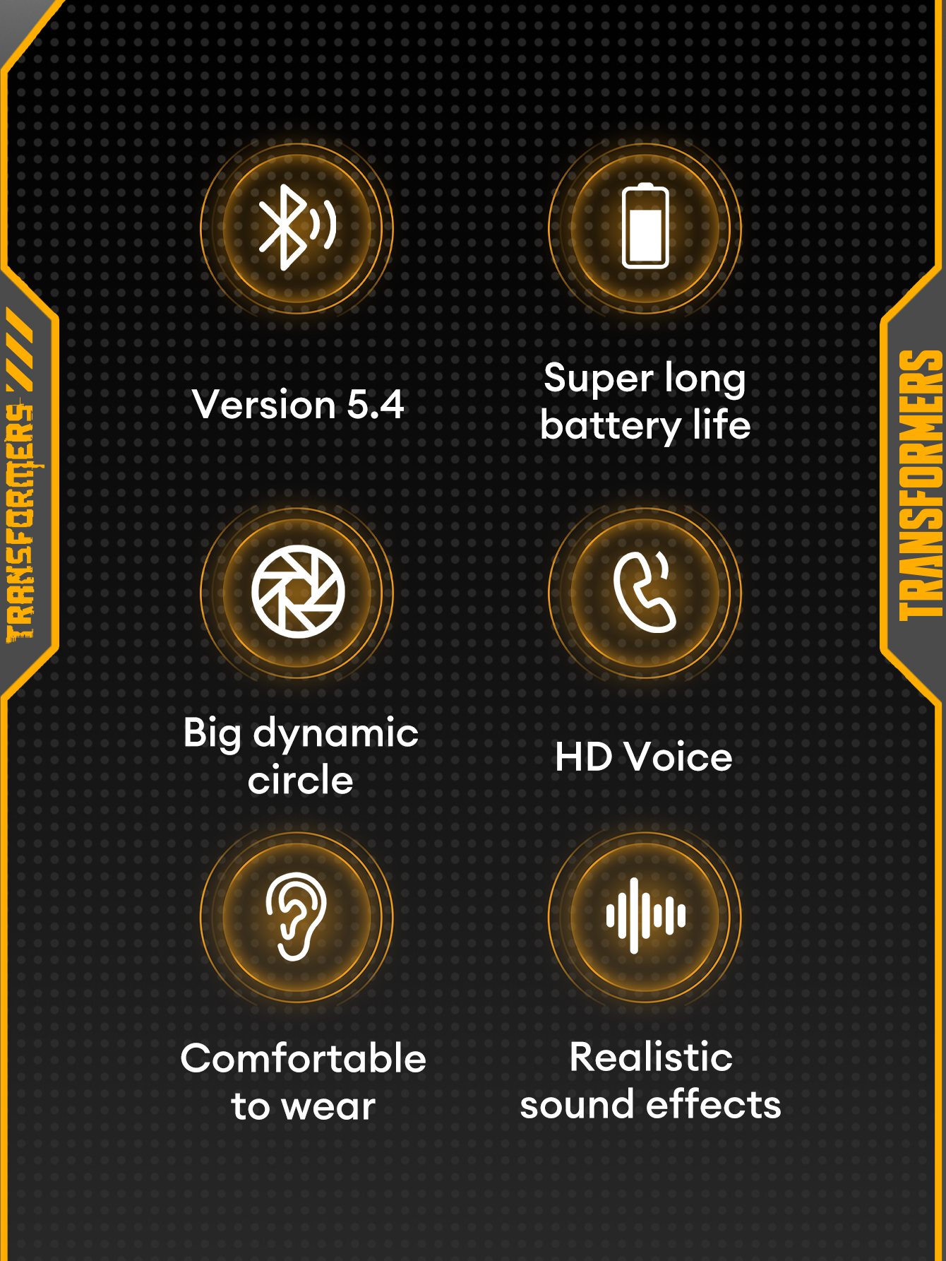 Transformers TF-T11 TWS หูฟังไร้สาย HD เอฟเฟคเสียงสมจริง ความล่าช้าต่ํามาก สวมใส่สบาย สําหรับ ...