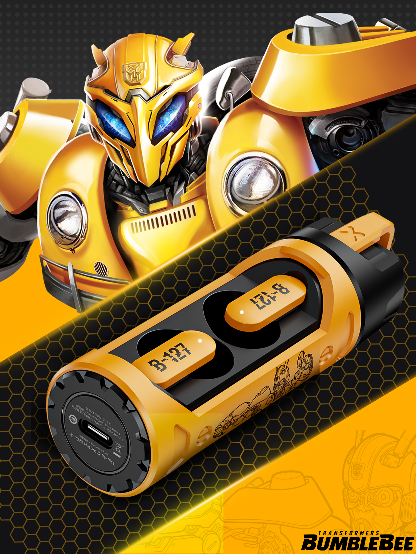 Transformers TF-T11 TWS หูฟังไร้สาย HD เอฟเฟคเสียงสมจริง ความล่าช้าต่ํามาก สวมใส่สบาย สําหรับ ...