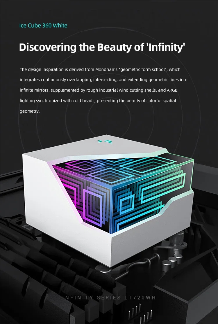 Deepcool LT720 พัดลมระบายความร้อน CPU 360 มม. ARGB 120 มม. สําหรับ LGA1700 2011 115x AM4 AM5 ...