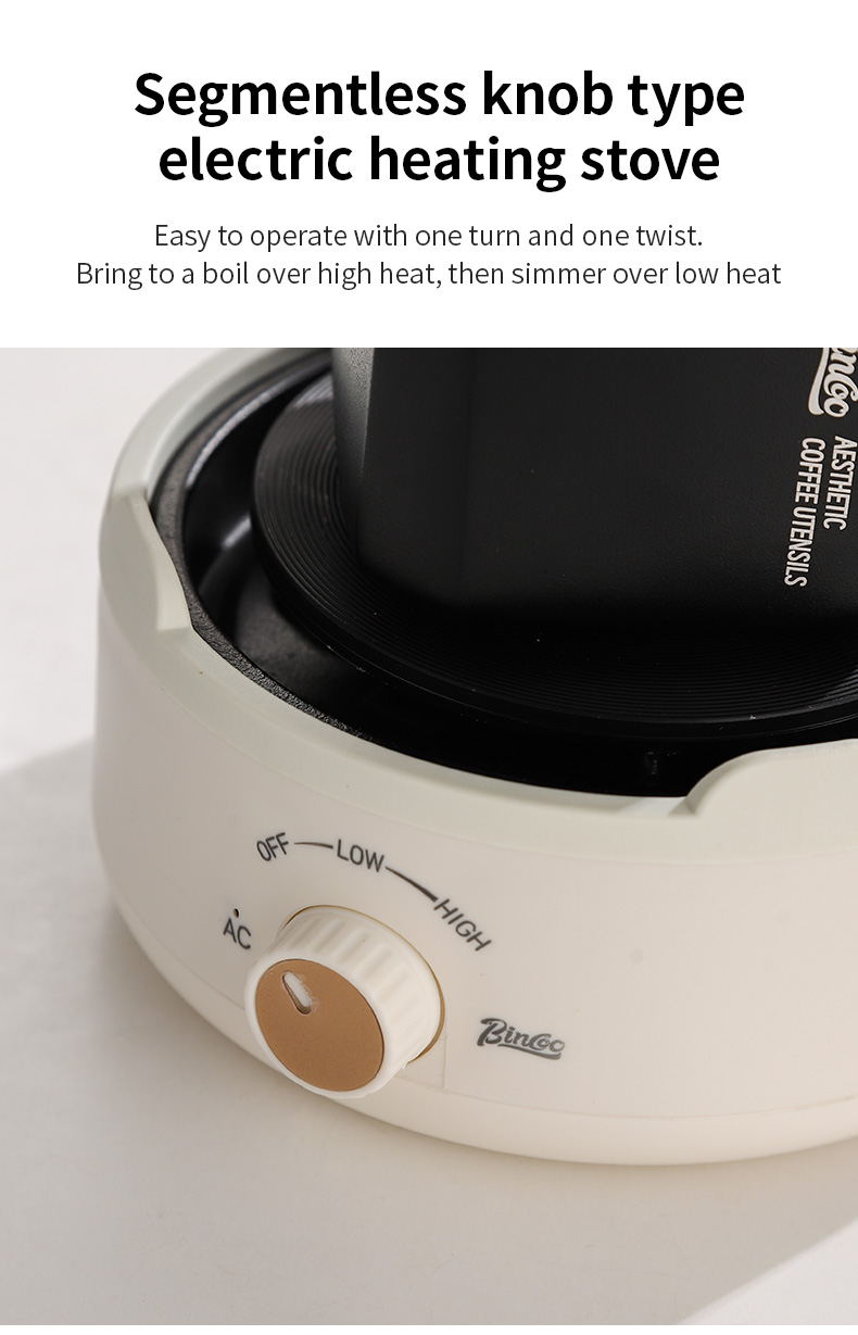 Bincoo กาแฟหม้อมอคค่า Potal เซรามิคเตาความร้อนต้มชาเตาทั่วไปหม้อมอคค่าฐานความร้อน 220V | Shopee ...