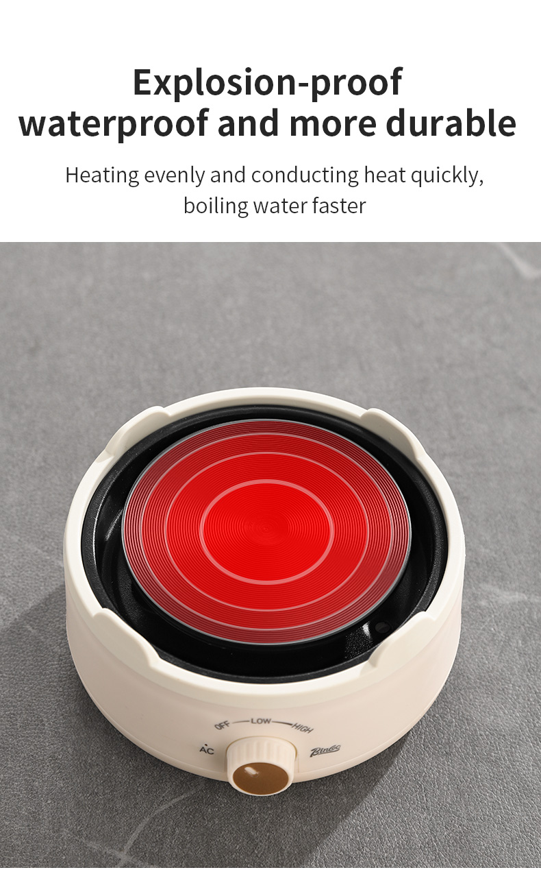 Bincoo กาแฟหม้อมอคค่า Potal เซรามิคเตาความร้อนต้มชาเตาทั่วไปหม้อมอคค่าฐานความร้อน 220V | Shopee ...