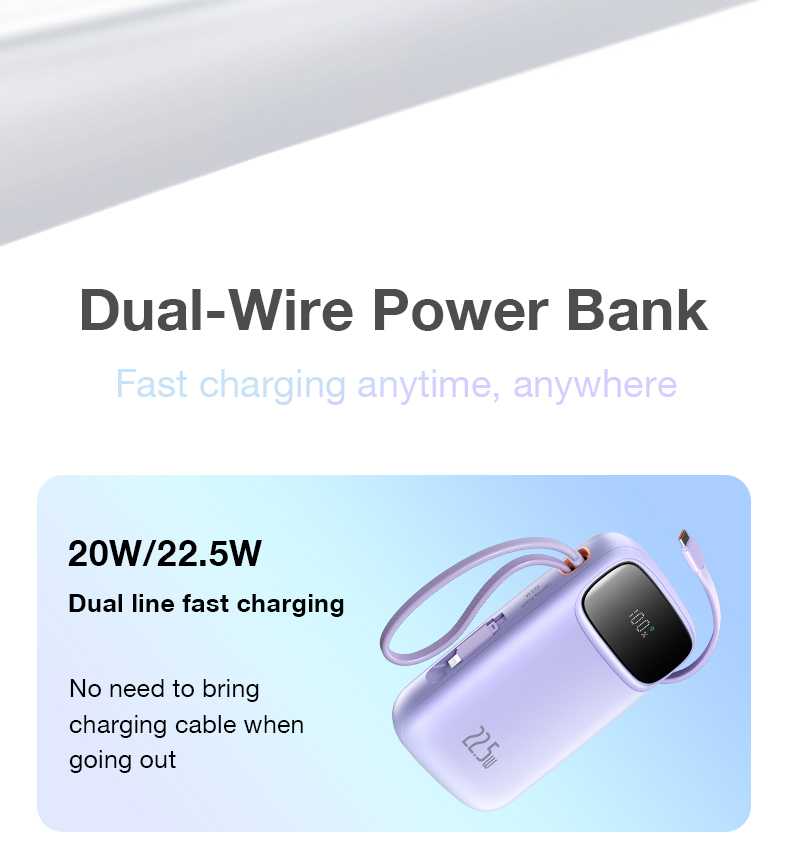 EYD Fast Charge Power Bank PD22.5W 20000mAh พาวเวอร์แบงค์ Dual Fast ...