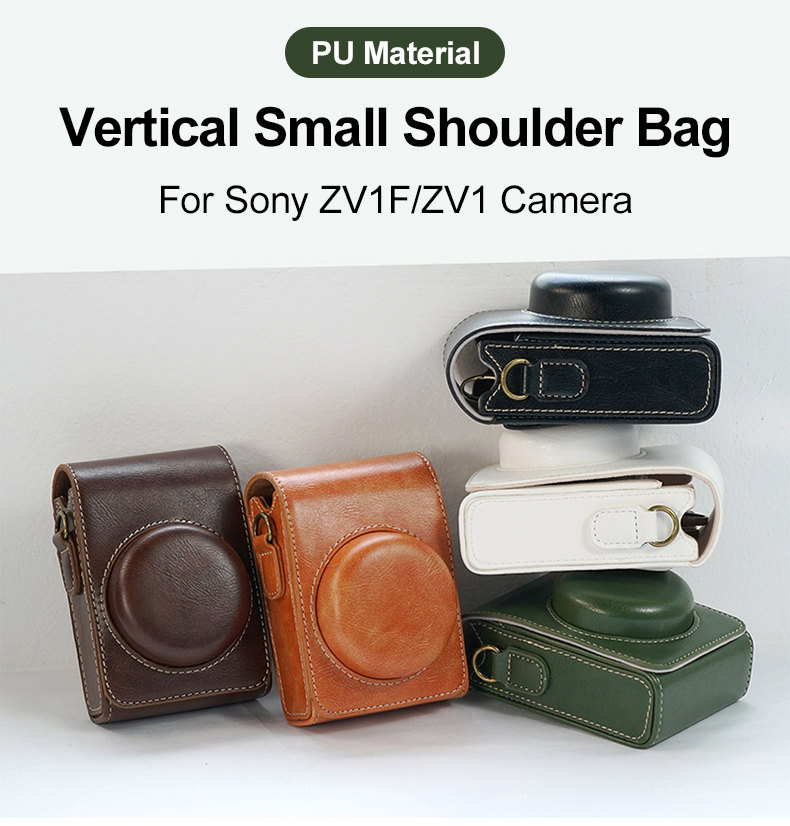 เคสกระเป๋าหนัง ใส่กล้อง สําหรับ Sony ZV1 ZV12 ZV1II ZV1 ZV1F ZV1 II Z ...