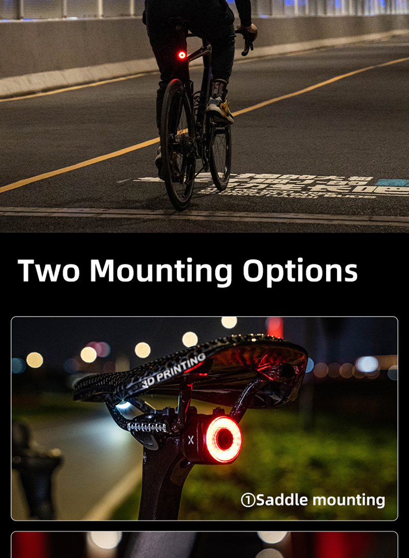 Xoss XR Pro XRpro XR01 XR 01 ไฟท้ายซิงค์ ไฟเบรก ไฟท้ายจักรยาน LED กัน ...