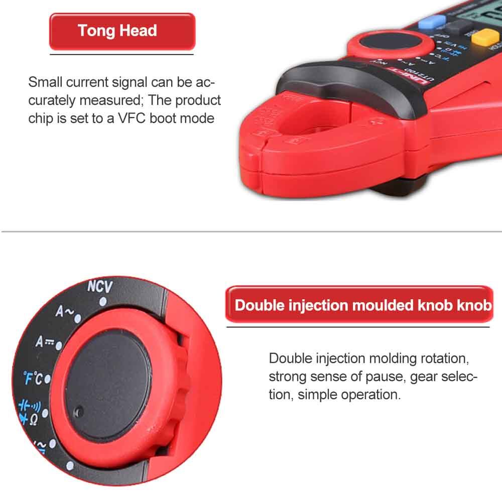 Uni-t แคลมป์มิเตอร์ดิจิทัล UT210 Series UT210E แคลมป์แอมมิเตอร์ ทดสอบ ...