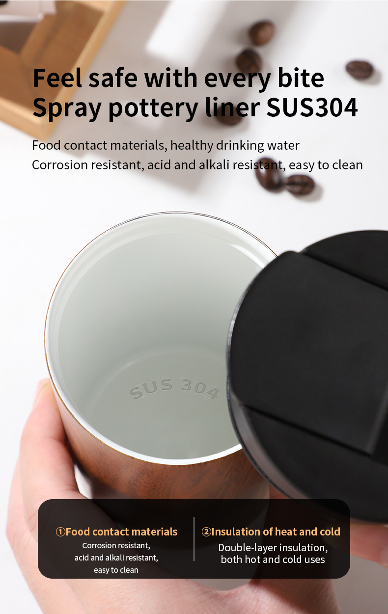 Bincoo แก้วกาแฟเซรามิค เคลือบเซรามิค ขนาดใหญ่ จุน้ําได้เยอะ 400 มล. 500 มล. สําหรับบ้าน ออฟฟิศ ...