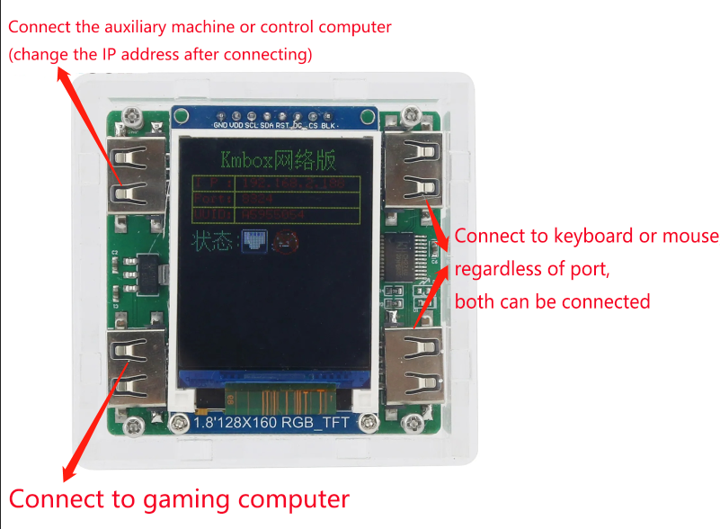 ⭐⭐⭐Kmbox Net Network Keyboard and Mouse Controller AI/DMA Single ...