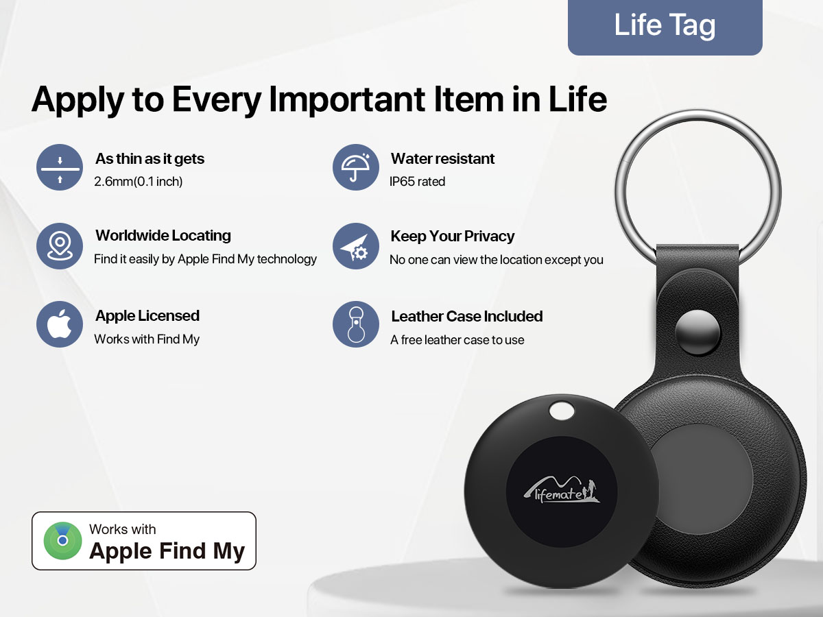 สำหรับ iOS MiLi LifeTag GPS ติดตามบลูทู ธ เข้ากันได้กับการค้นหา iPhone ...