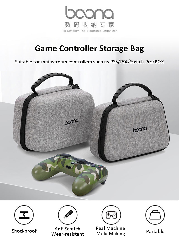 Boona เคสกระเป๋า EVA แบบแข็ง ป้องกัน สําหรับจอยสติ๊กควบคุมเกม Sony PS5 PS4 Switch Microsoft Xbox ...