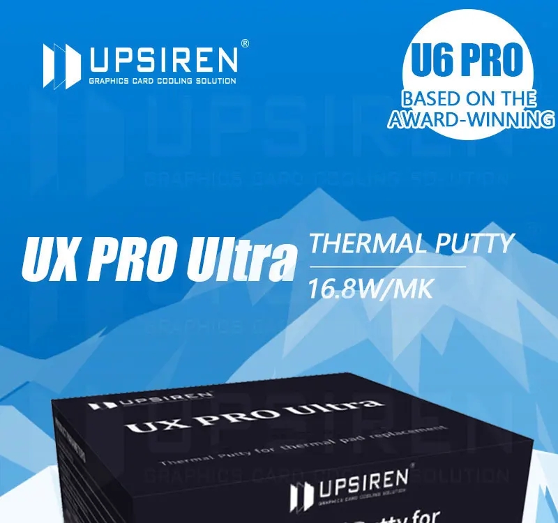 Upsiren 16.8 W/mk Thermal Putty UX Ultra PRO สําหรับ VGA GPU IC โปรเซสเซอร์ Rapid Cooling แผ่น ...