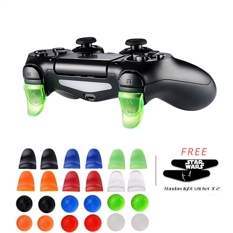 ชุดปุ่มทริกเกอร์ L2 R2 อุปกรณ์เสริม สําหรับ PlayStation 4 PS4 PS4 Slim ...