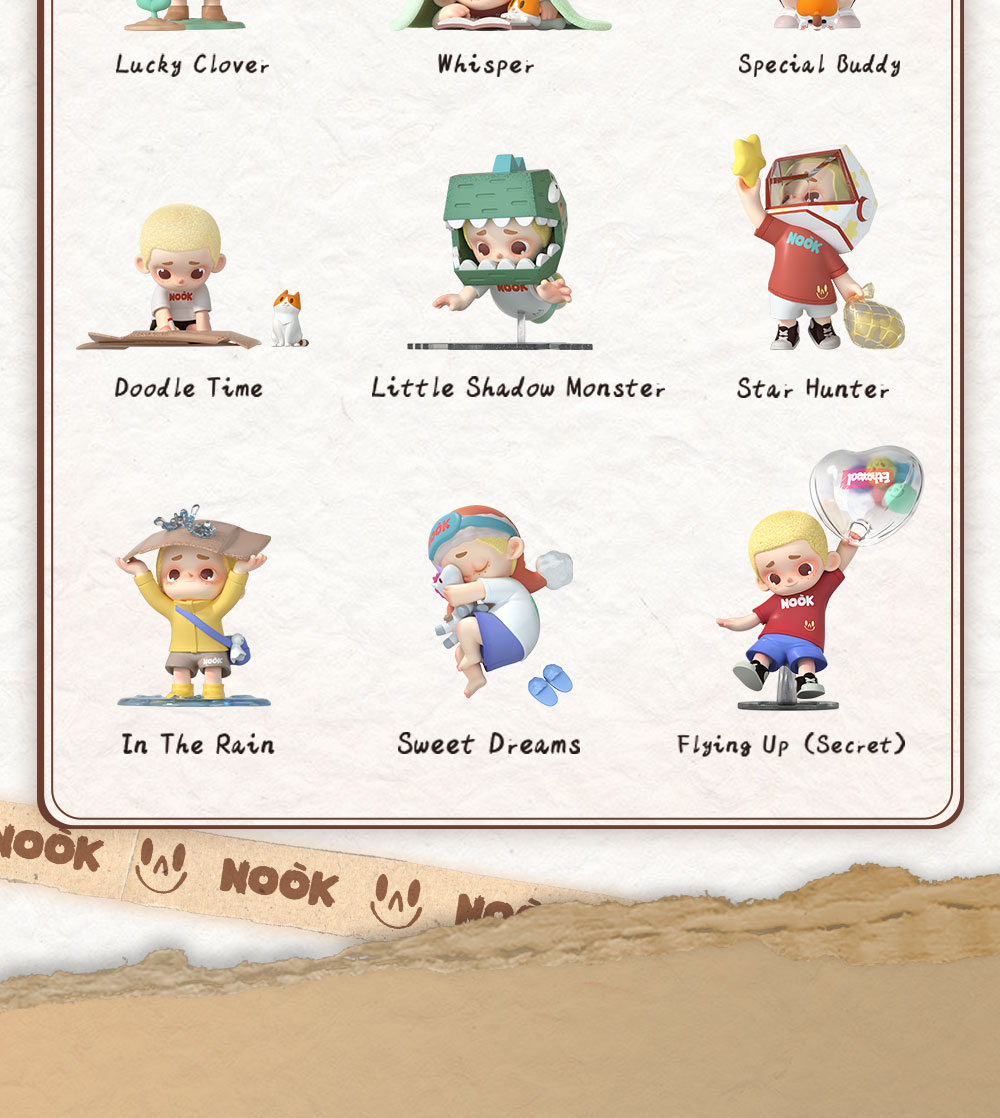 52TOYS Nook The Kid Series Blind Box Figure Toy | Shopee Thailand