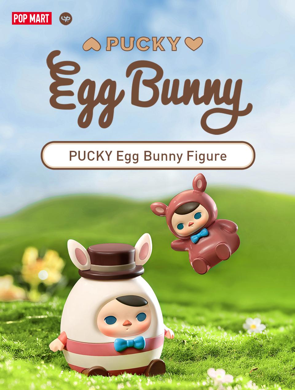 POP MART PUCKY Egg Bunny Figure | Shopee Thailand