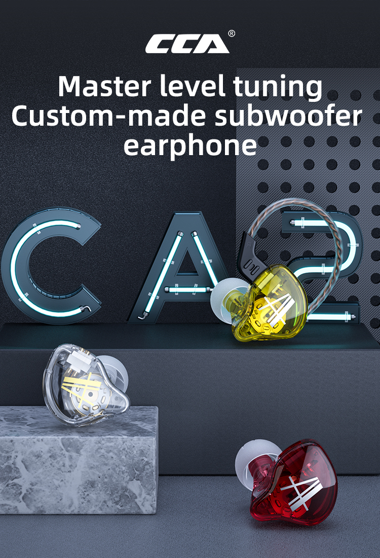 Cca CA2 หูฟังอินเอียร์ หน้าจอมอนิเตอร์ HIFI คุณภาพสูง พร้อม K-song 0.75 0.78 | Shopee Thailand