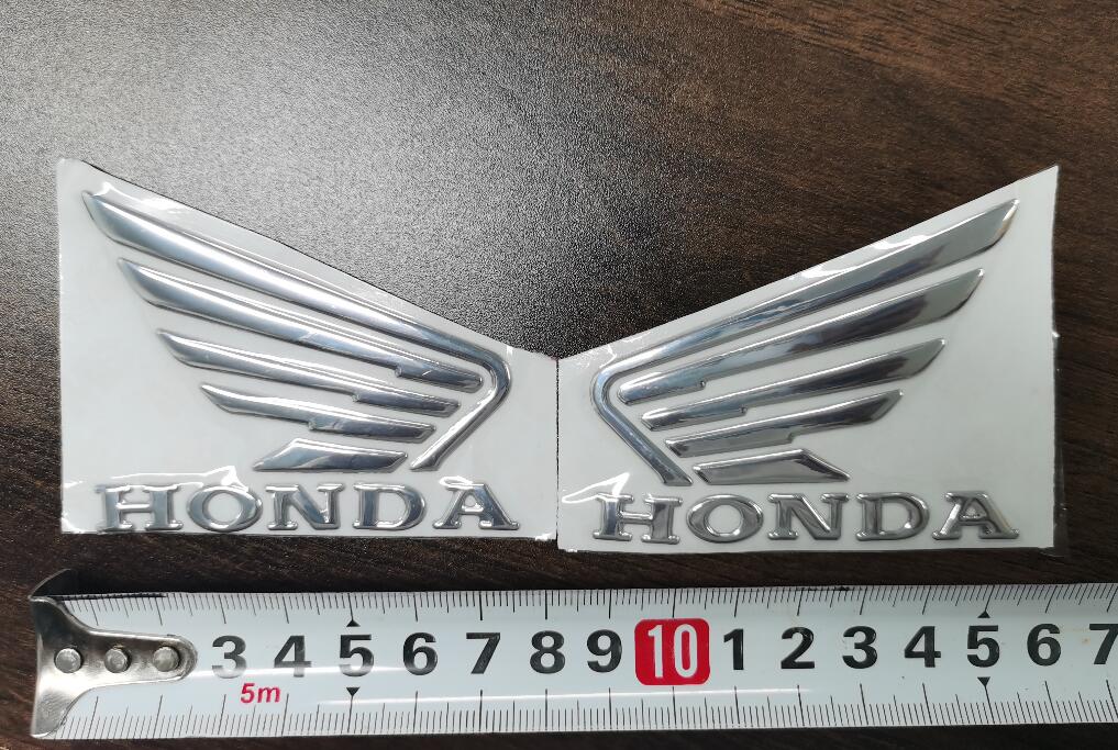 (คลังสินค้าพร้อม) (ซ้ายและขวา) Honda Wings 3M พลาสติก 3D Soft Emblem ...