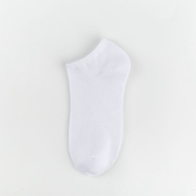 ถุงเท้าเรือผ้าฝ้ายแท้ 5 คู่ สําหรับผู้ชาย ฤดูร้อน แบบมิดคาล์ฟ สีพื้น ...