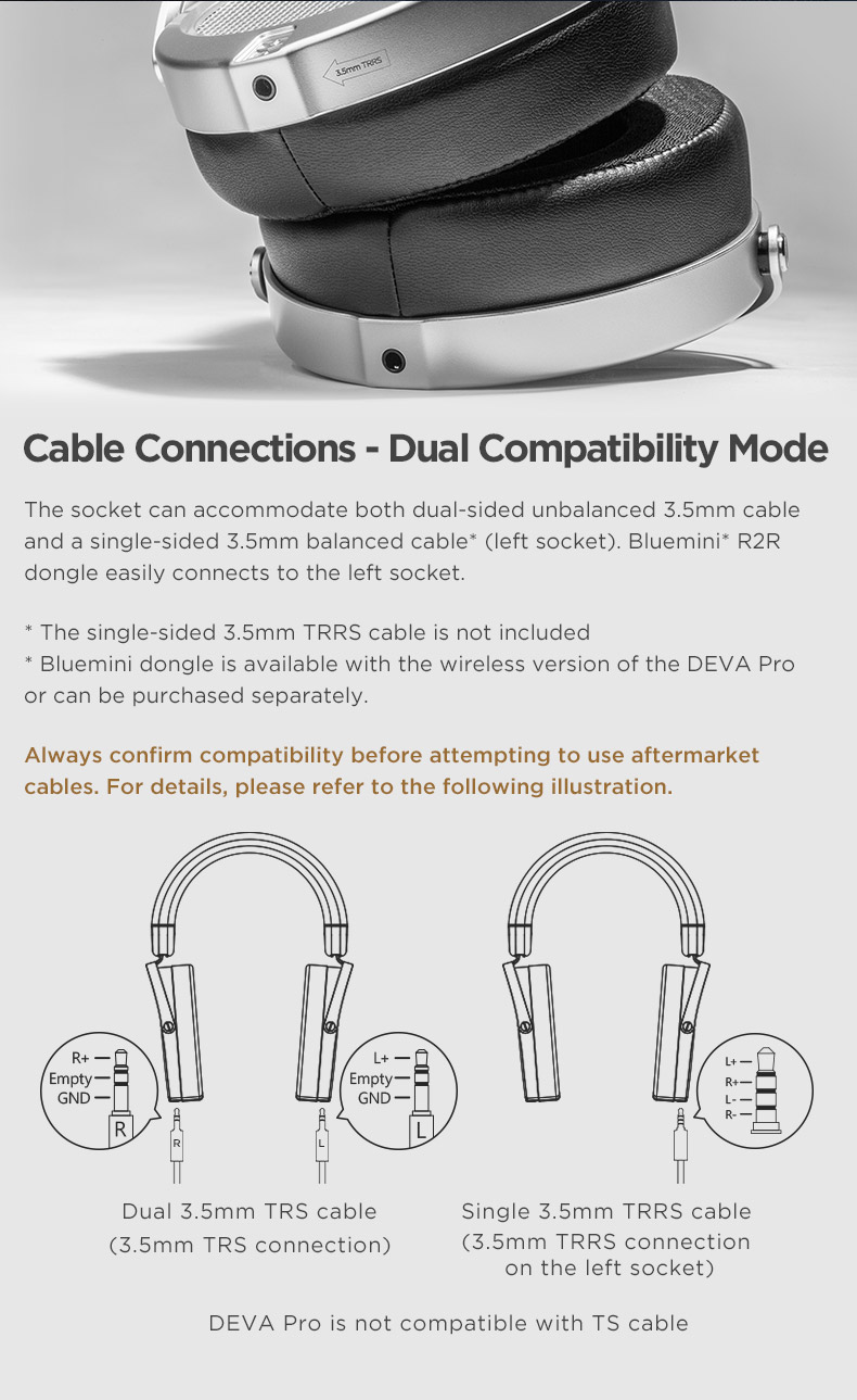 Hifiman Deva-Pro Over-Ear Full-Size Open-Back Planar Magnetic Headphone ...