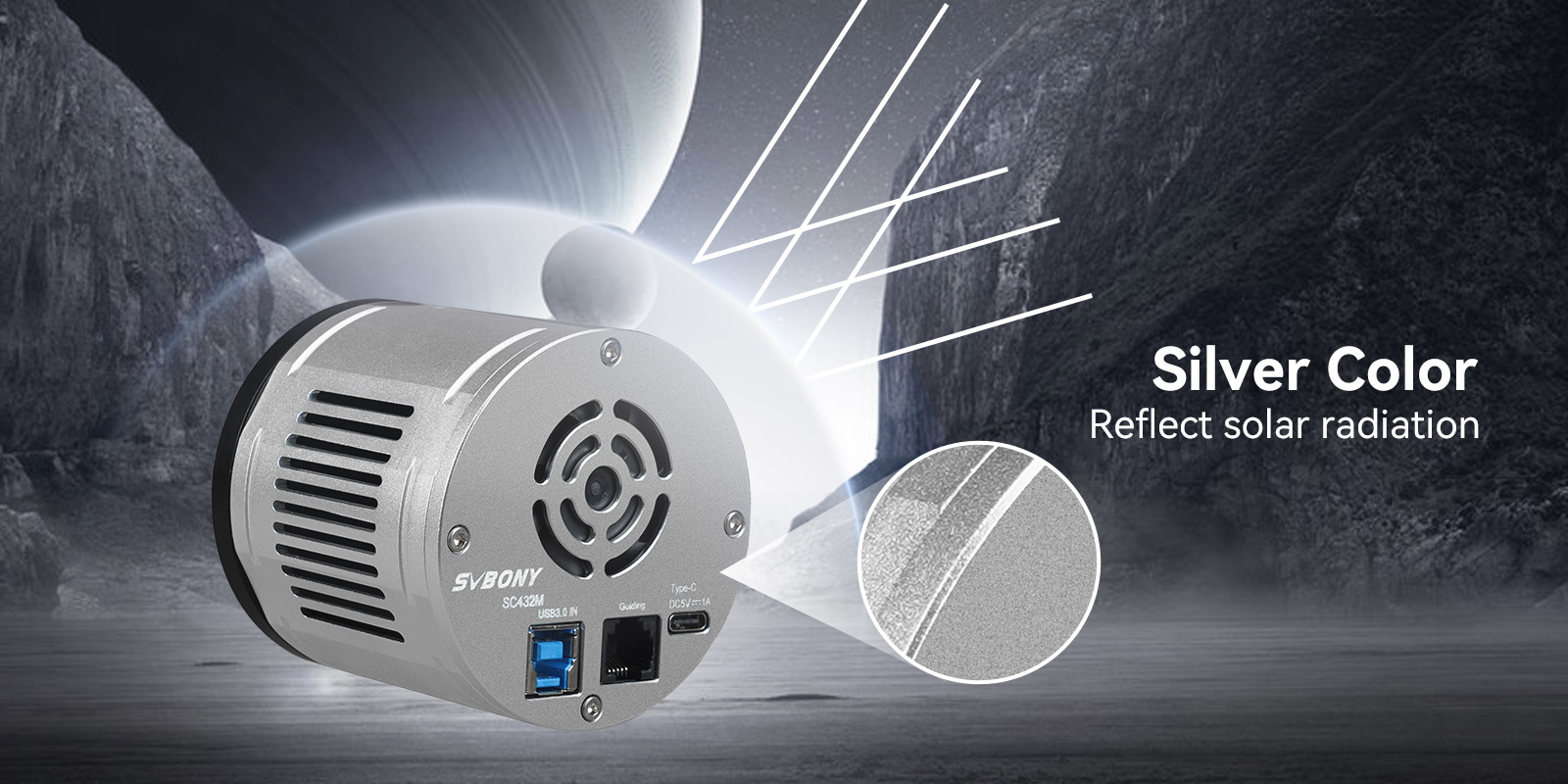 Svbony SC432M Mono Solar Camera - Global Shutter กล้องดาราศาสตร์พิกเซล ...