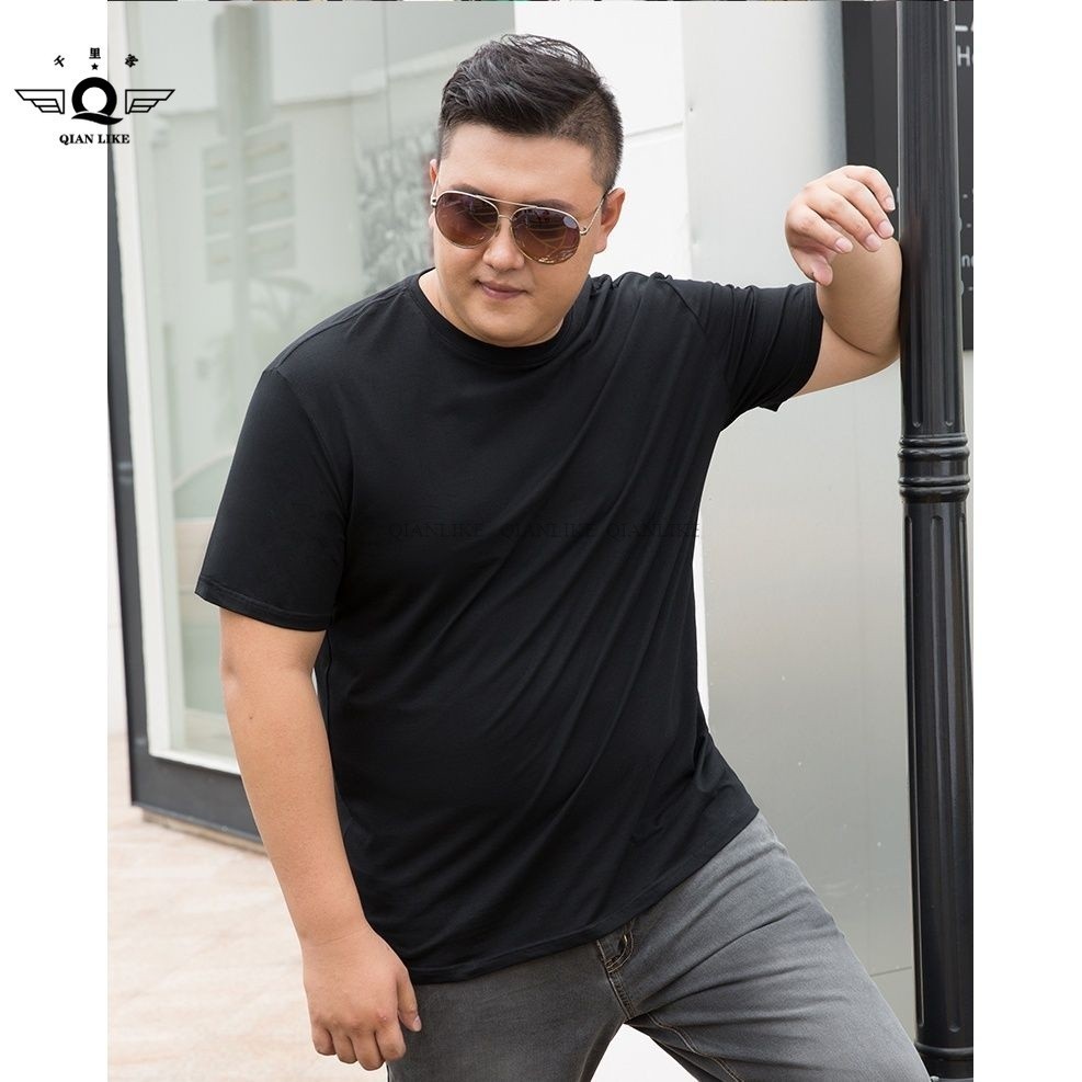 พร้อมส่ง【2xl 5XL 8XL】เสื้อยืดคอกลม แขนครึ่ง พลัสไซซ์ สีพื้น สําหรับผู้ชาย สีทึบ ระบายอากาศได้ ...