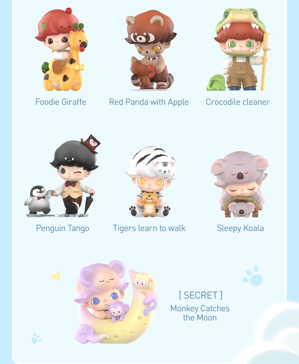 POP MART DIMOO Animal Kingdom Series กล่องสุ่ม ของเล่นฟิกเกอร์ ของขวัญ ...