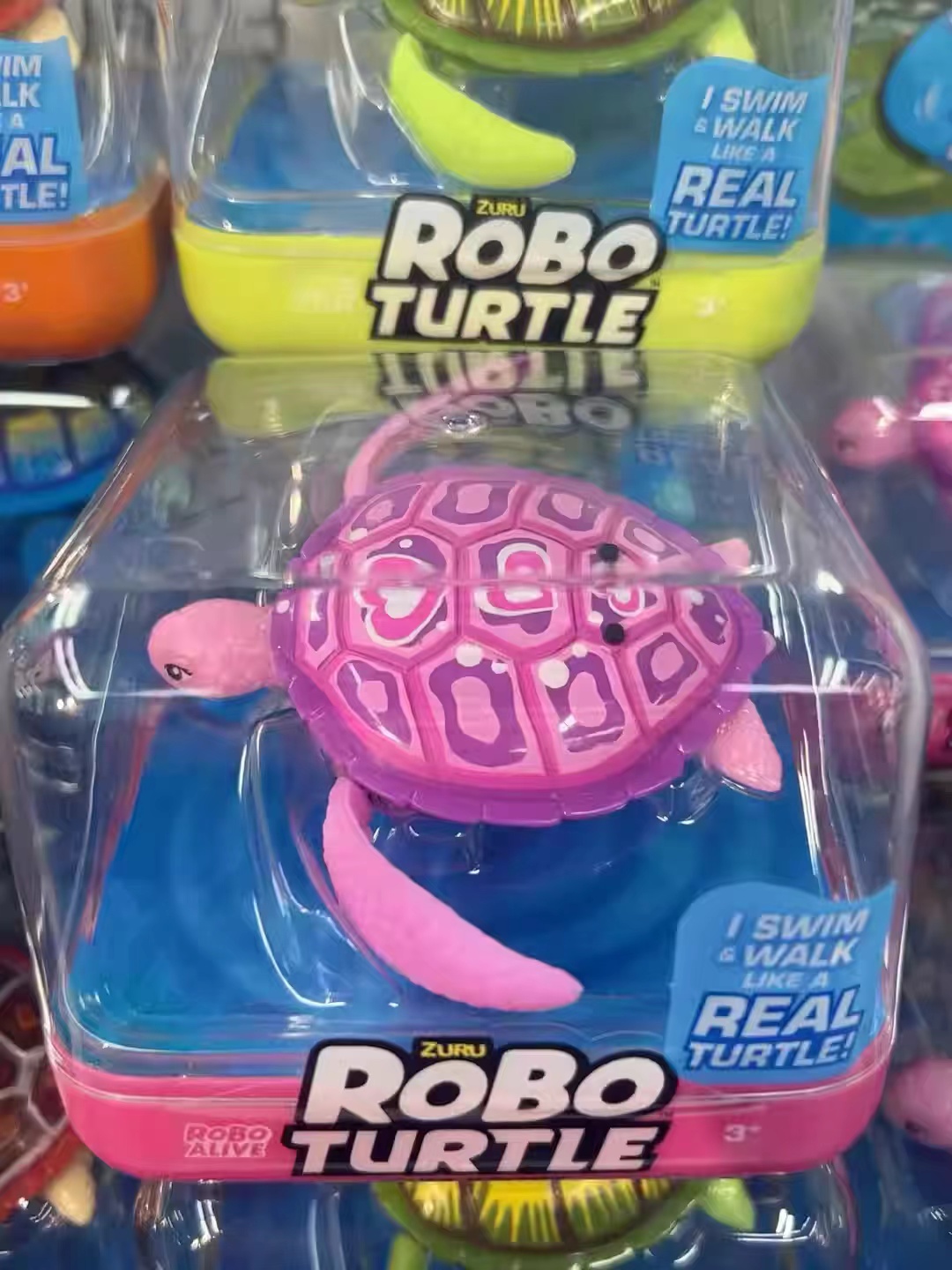Robo Alive Robo Turtle Robotic Swimming Turtle by ZURU Water Activated ...