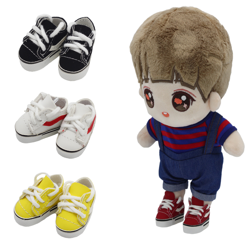 รองเท้าตุ๊กตา (4*1.8 ซม.) ,สําหรับ 17 ซม. Labubu DIMOO WORLD Disney ...