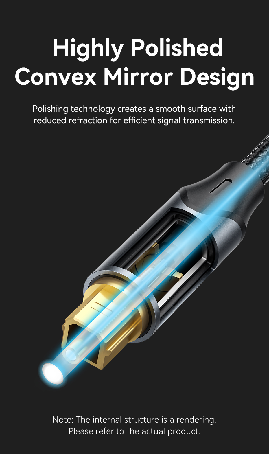 Vention Optical Audio Fiber Square Port Toslink to 3.5mm Mini Toslink ...