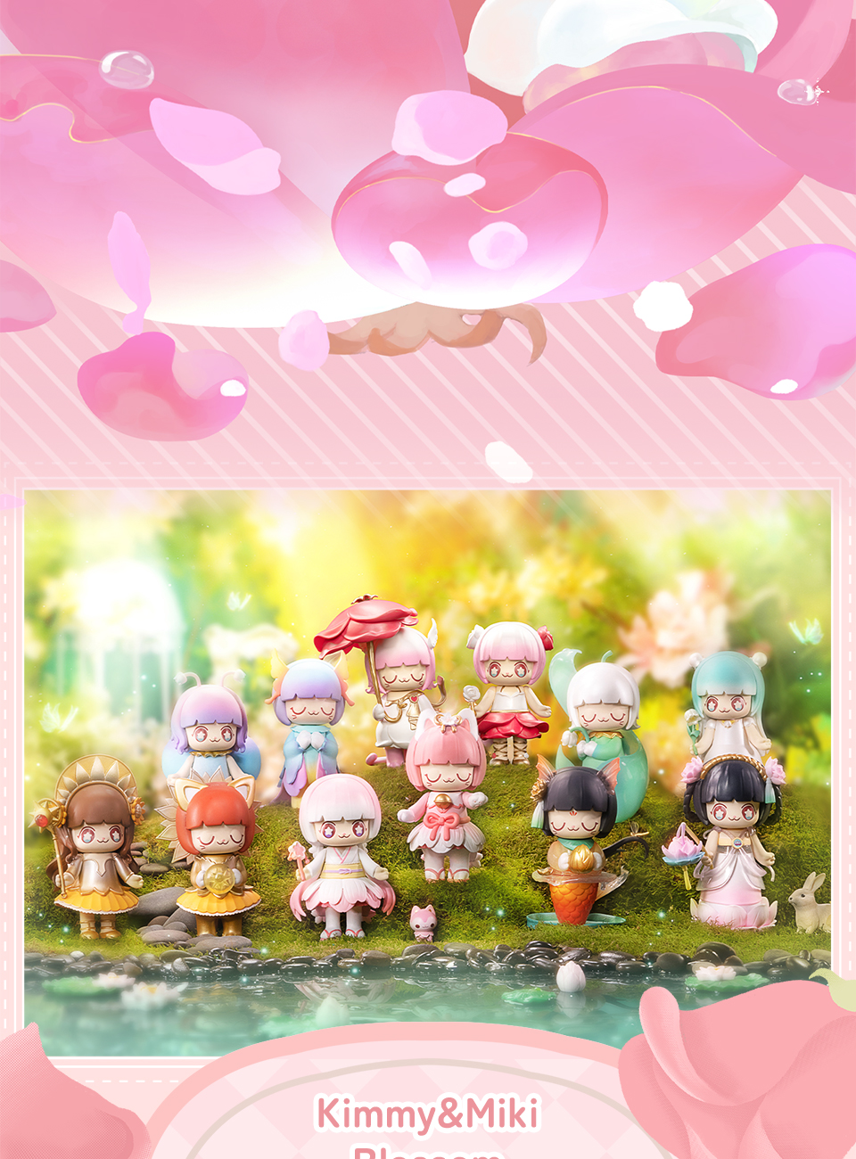 52TOYS Kimmy&Miki Blossom Series Blind Box Figure Toy | Shopee Thailand