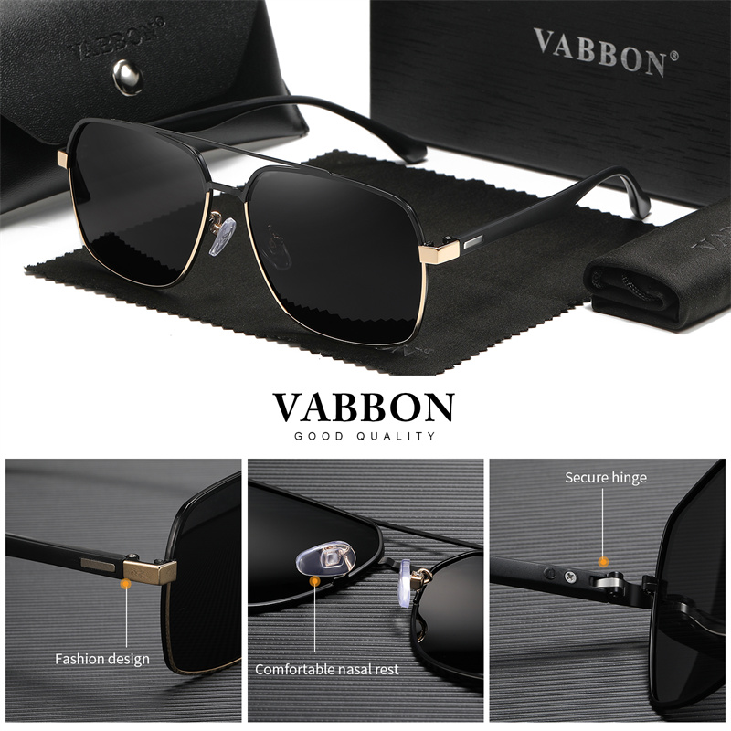 Vabbon แว่นตากันแดด เลนส์โพลาไรซ์ ป้องกันรังสียูวี สไตล์เรโทร | Shopee ...