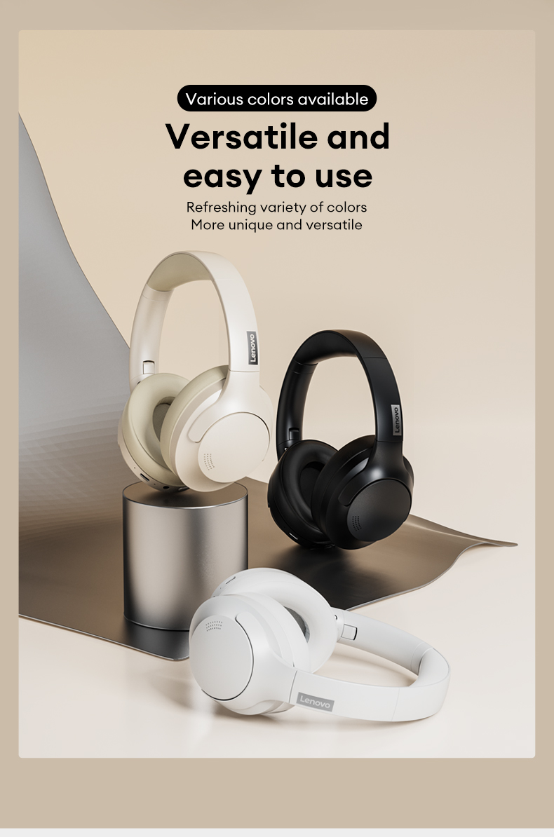 Lenovo TH46 หูฟังเกมมิ่งไร้สาย Bluetooth 5.4 ลดเสียงรบกวน คุณภาพเสียง ...