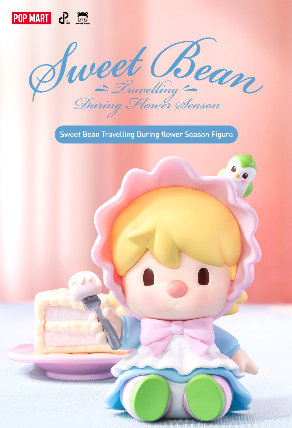 ฟิกเกอร์ POP MART Sweet Bean Travelling During Flower Season สําหรับตกแต่งบ้าน | Shopee Thailand