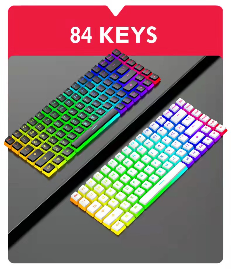 Pudding Keycaps 130Keys ปุ่มคีย์บอร์ด Transparent Backlit PBT Material ...