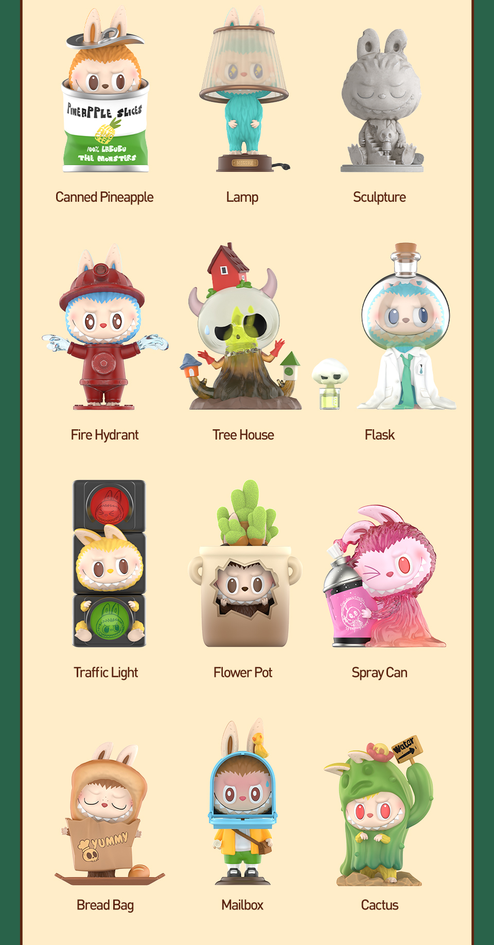 POP MART THE MONSTERS Almost Hidden Series Figures Blind Box Action ...