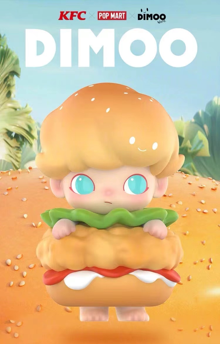 Popmart DIMOO KFC joint series กล่องสุ่ม ตุ๊กตาเด็กผู้หญิง | Shopee ...