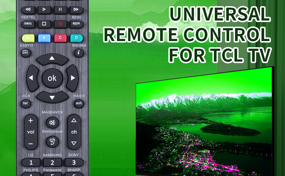 Rc-g006 รีโมตสมาร์ททีวี สําหรับ LG Samsung TCL Philips Vizio Sharp Sony ...