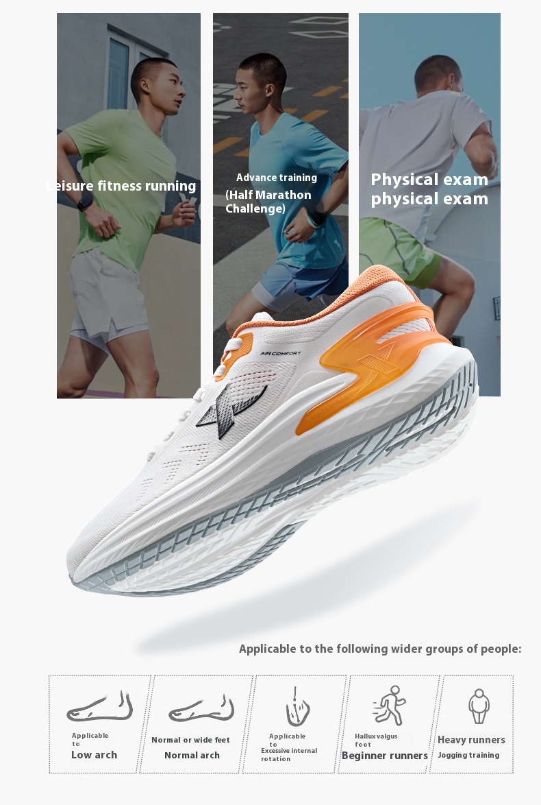 Xtep Lingbu รองเท้าวิ่งลําลอง ผ้าตาข่าย ระบายอากาศ กันลื่น น้ําหนักเบา ...