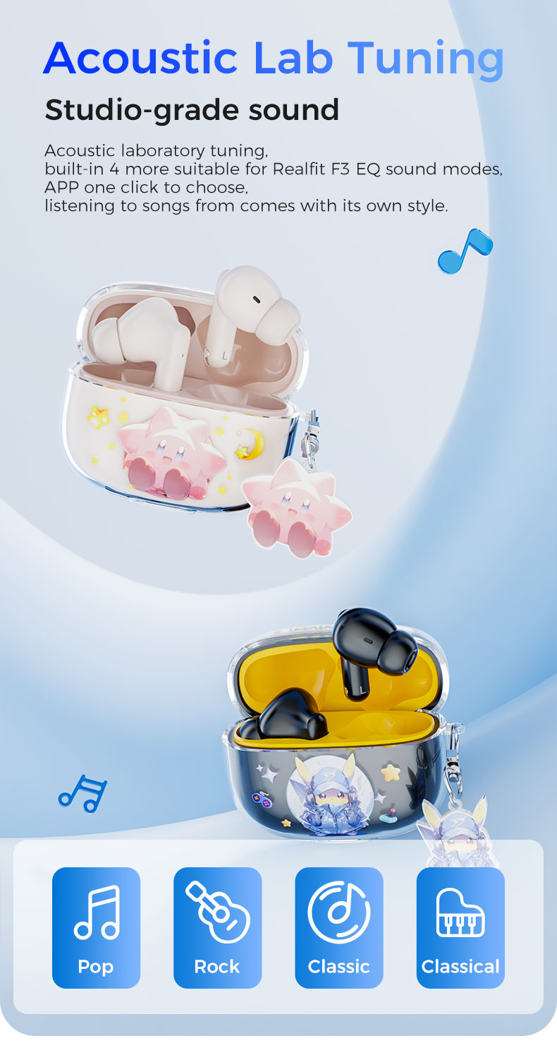 【พร้อมส่งในไทย】Realfit F3 ANC หูฟังบลูทูธ -38dB ตัดเสียงรบกวน พร้อม ...