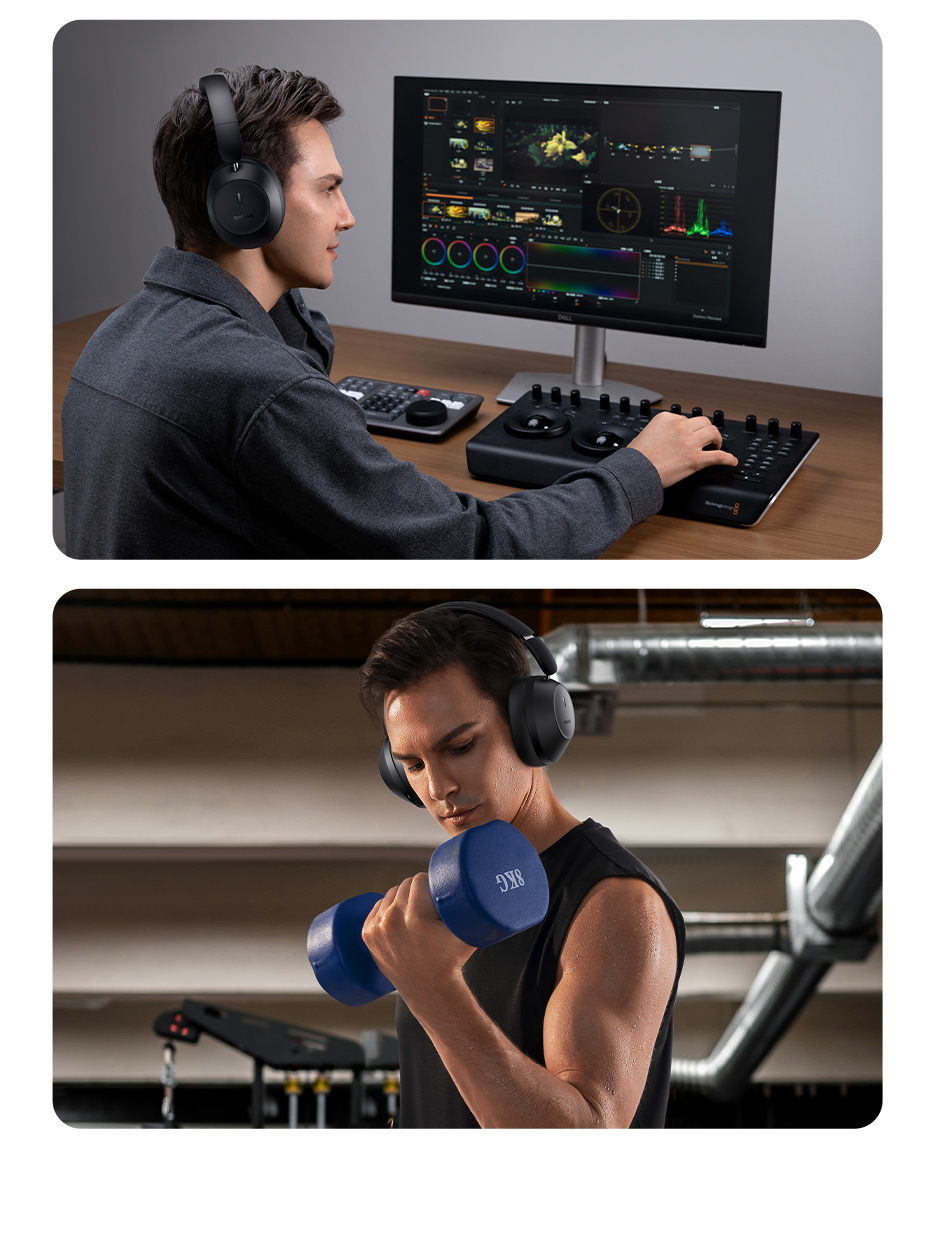 Baseus Bass 30 Max หูฟังบลูทูธไร้สาย -30dB ตัดเสียงรบกวน 2 ไมค์ เบสทรง ...