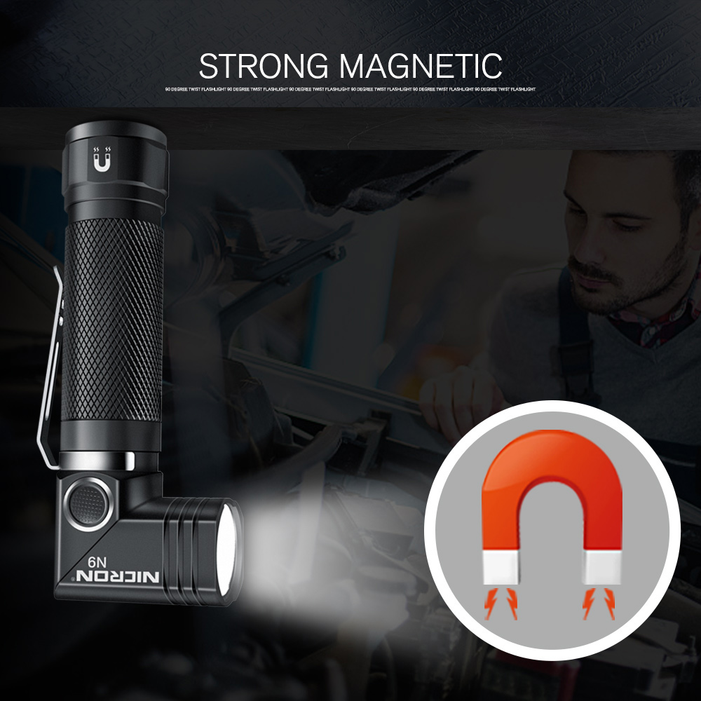 Nicron ไฟฉาย Led B71e/N9 1300/1000 Lumens ความสว่างสูงไฟฉาย Ip65 ไฟฉาย ...