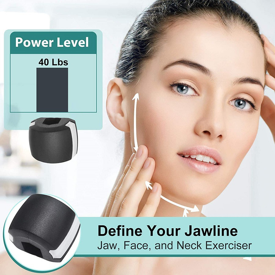 Jaw Line Exerciser Ball Jaw Line Trainer Face Facial Muscle การ ...