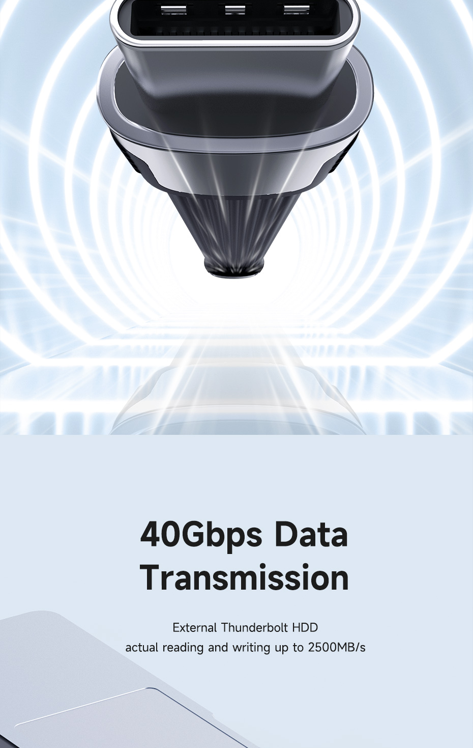 Hagibis USB4 Data Cable 40Gbps USB C ถึง Type C สายสั้น PD 240W 8K 60Hz ...