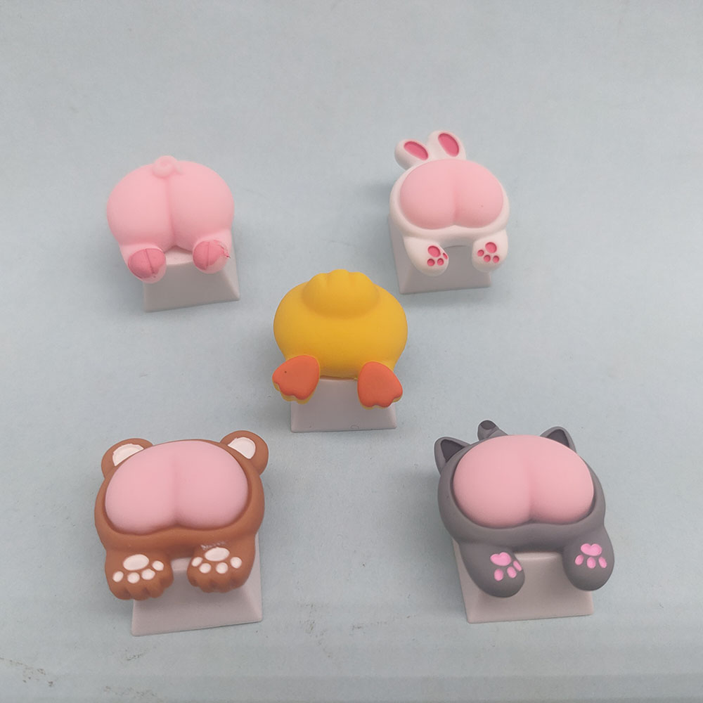 Cat Butt key cap สัตว์ Keycaps สําหรับคีย์บอร์ด Custom ESC Keycap ...