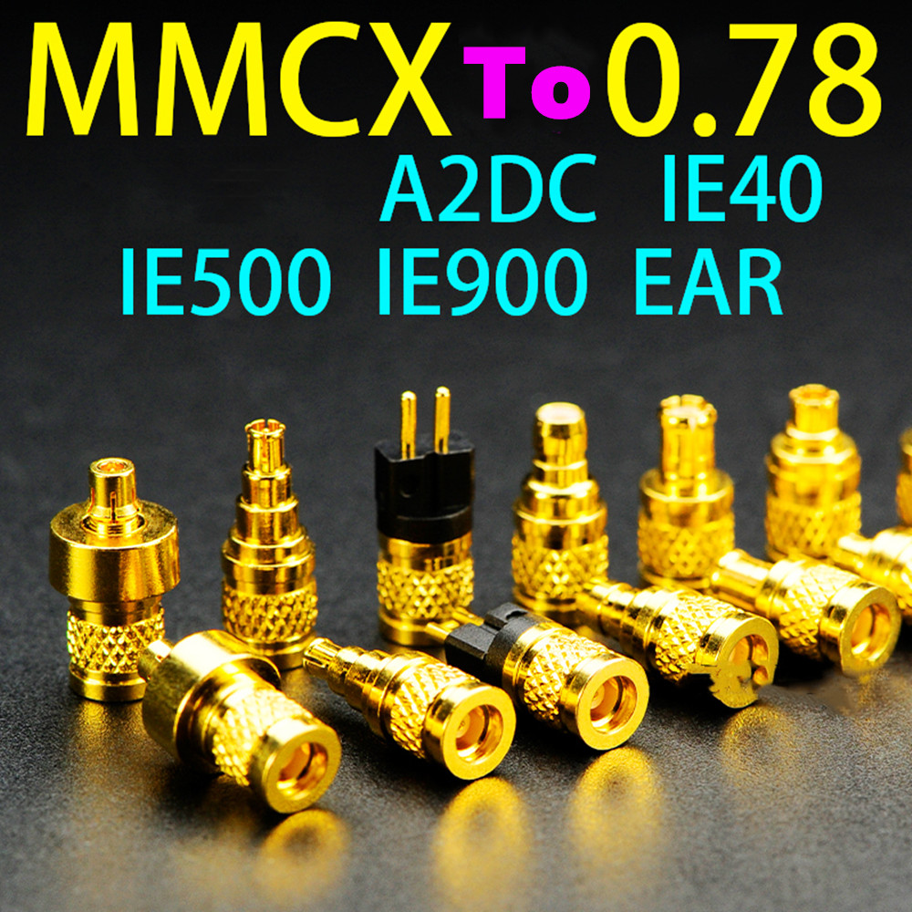 หนึ ่ งคู ่ หญิง MMCX ชาย Metallic IEM Connector Adapter 2Pin 0.78 A2DC ...