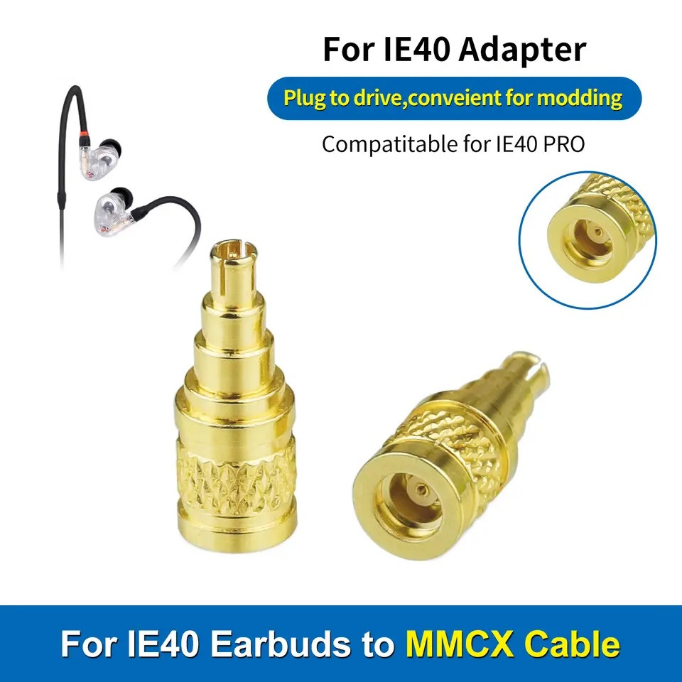 หนึ ่ งคู ่ หญิง MMCX ชาย Metallic IEM Connector Adapter 2Pin 0.78 A2DC ...