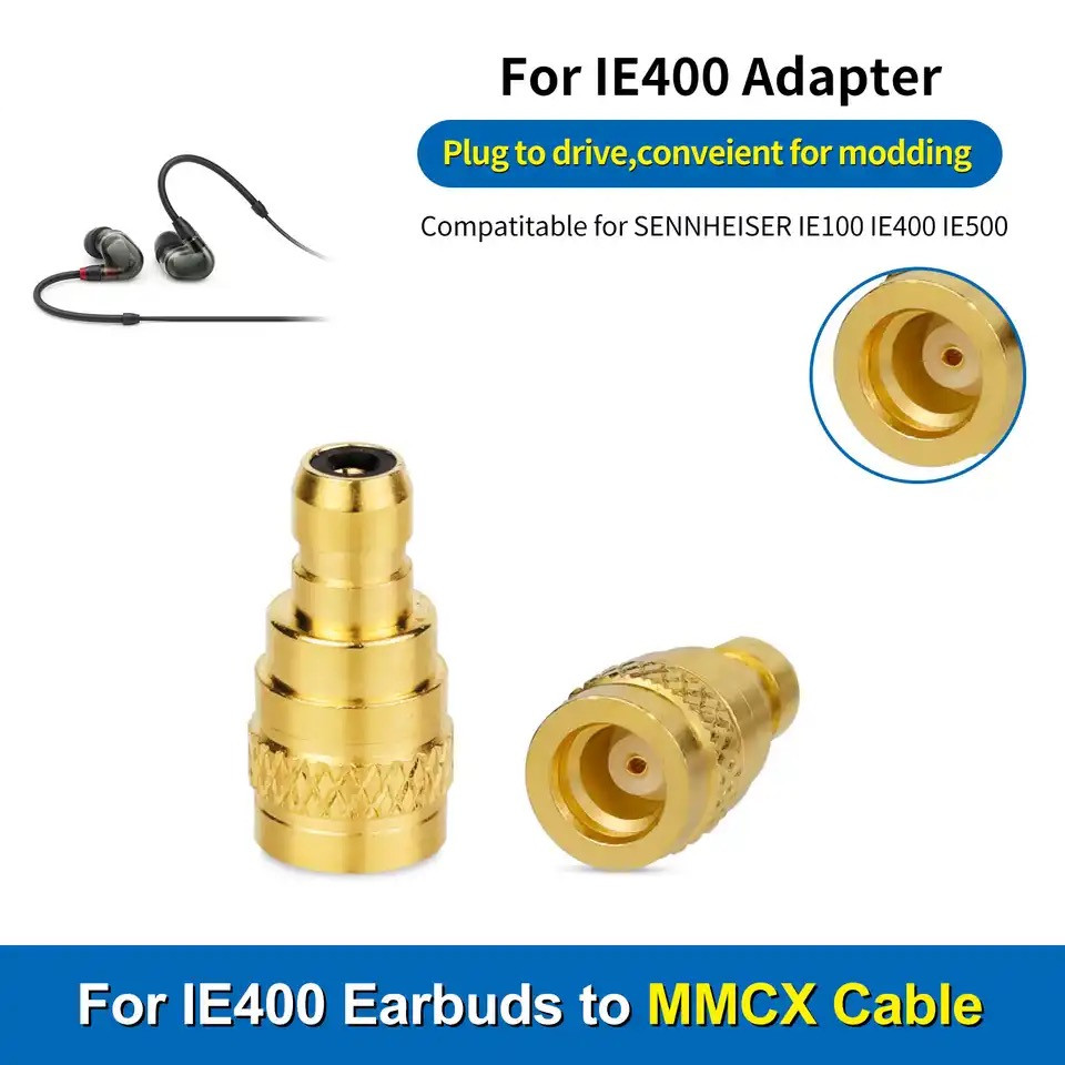 หนึ ่ งคู ่ หญิง MMCX ชาย Metallic IEM Connector Adapter 2Pin 0.78 A2DC ...