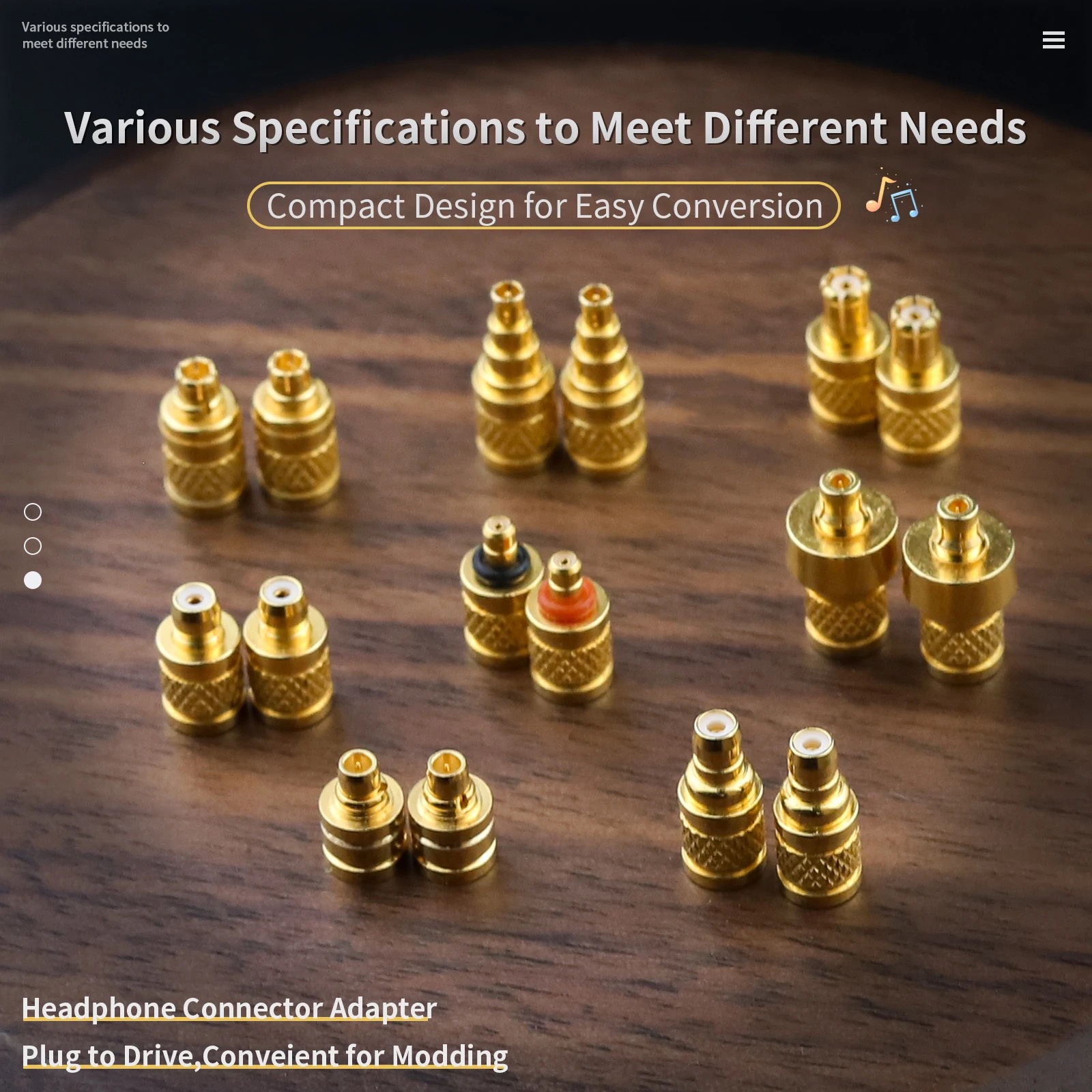 หนึ ่ งคู ่ หญิง MMCX ชาย Metallic IEM Connector Adapter 2Pin 0.78 A2DC ...